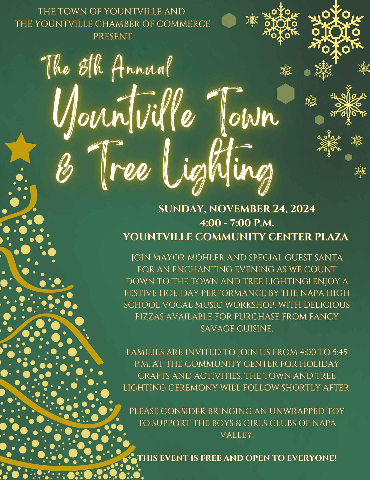 Calendar • Town & Tree Lighting